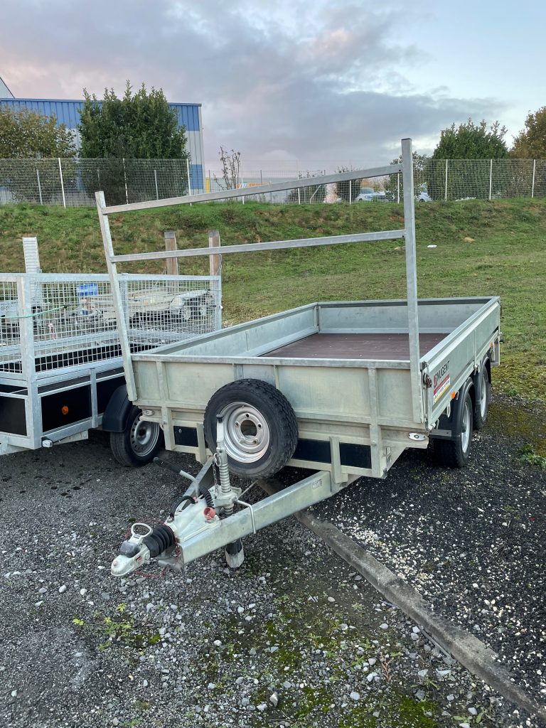 REMORQUE PLATEAU NUGENT - Remorque occasion