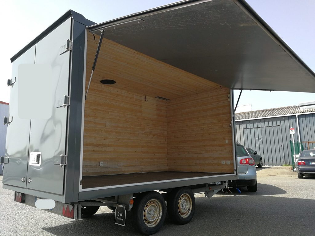 Grande remorque BW Trailers - Remorque occasion